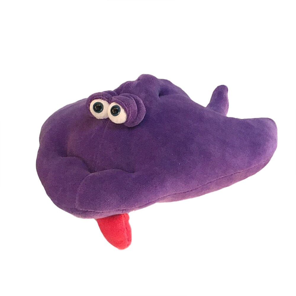 Plush Purple Stingray Soft Sculpture – The Keeper